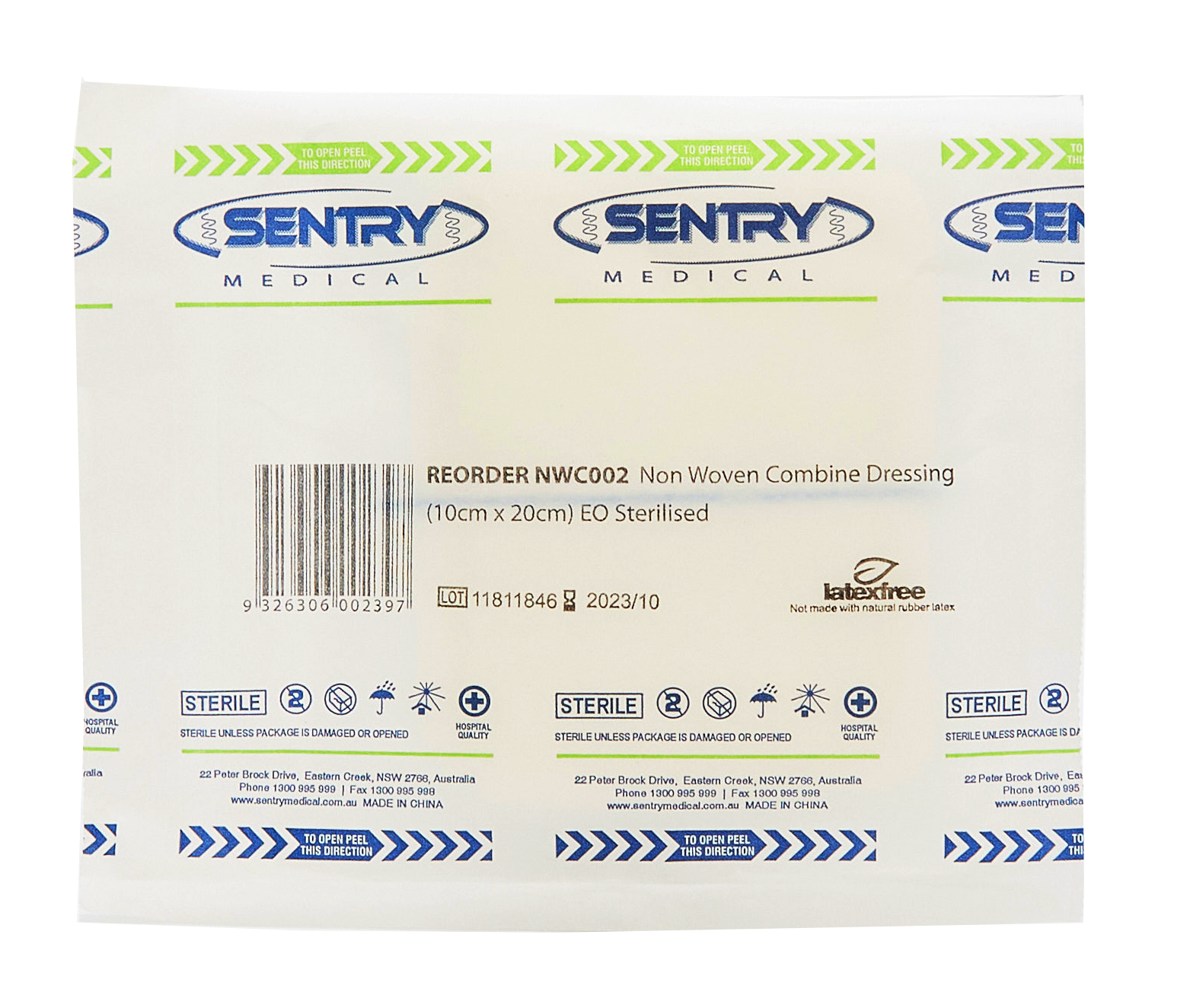 Non-Woven Combine Dressing 10 x 20cm
